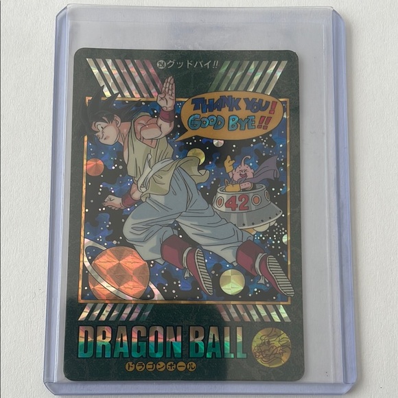 dragon ball z | Other | Dragon Ball Holographic Card Featuring Goku ...
